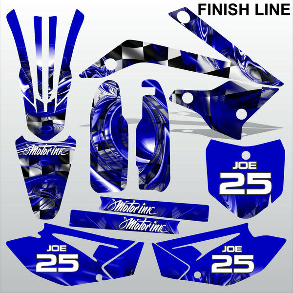 ТМ RACING 85 2013-2021 FINISH LINE motocross racing decals set MX grap ...