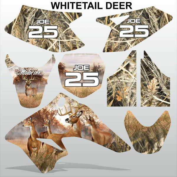 SUZUKI DRZ 70 WHITETAIL DEER motocross racing decals set MX graphics s ...